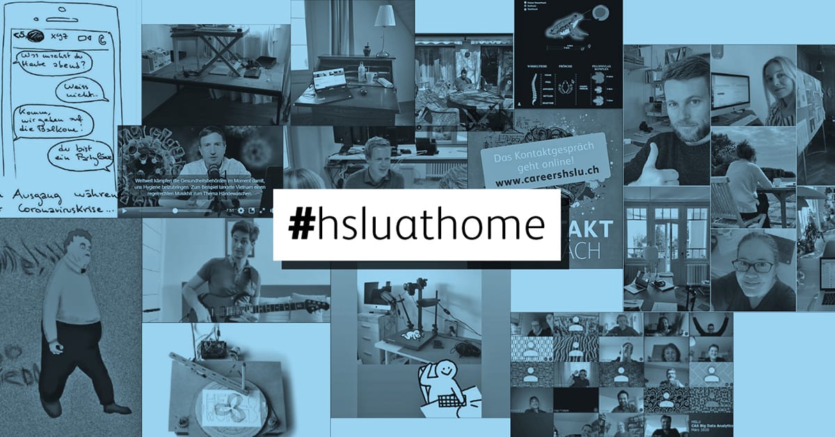 Unterricht trotz Coronakrise an der HSLU:The school must go on!